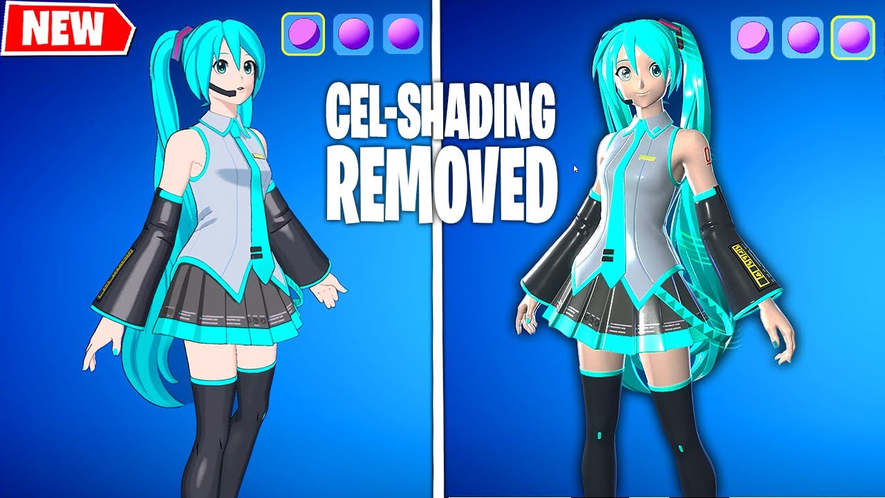 Hatsune Miku without Cel-Shading - YouTube