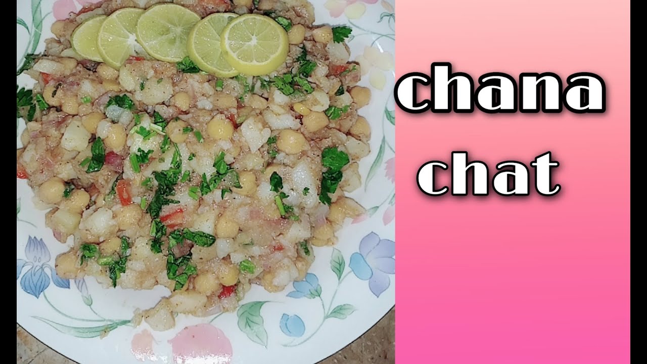 Spicy-chana chat recipie |how to make tasty chana chat| [kitchen with ...