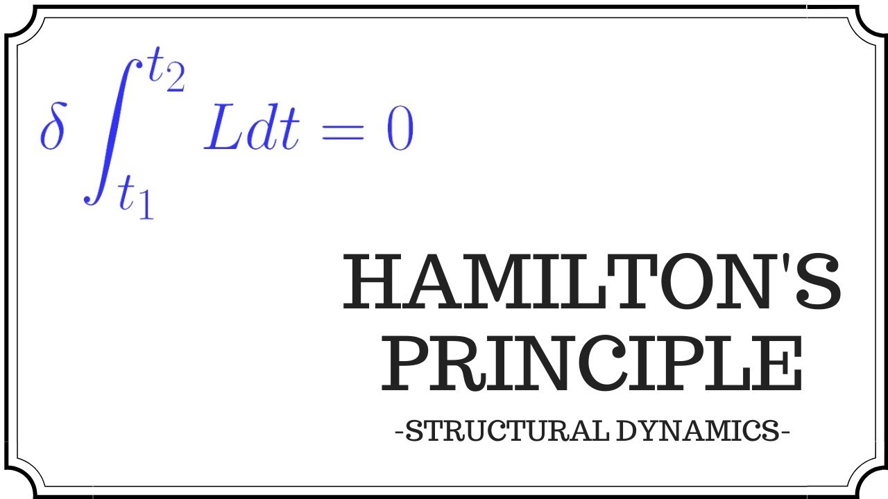Deriving Hamilton s Principle YouTube Deriving Hamilton s Principle YouTube