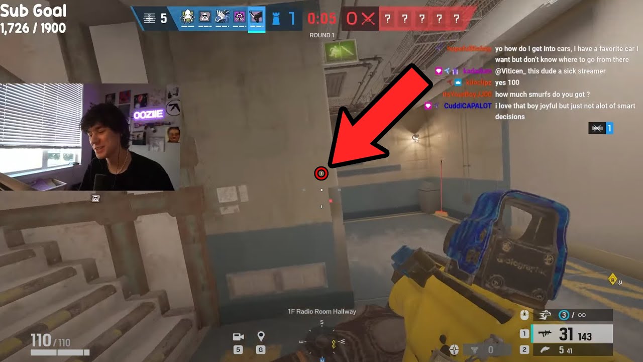 oozie Discovers INSANE Aim Secret in Rainbow Six Siege (hit champ ...