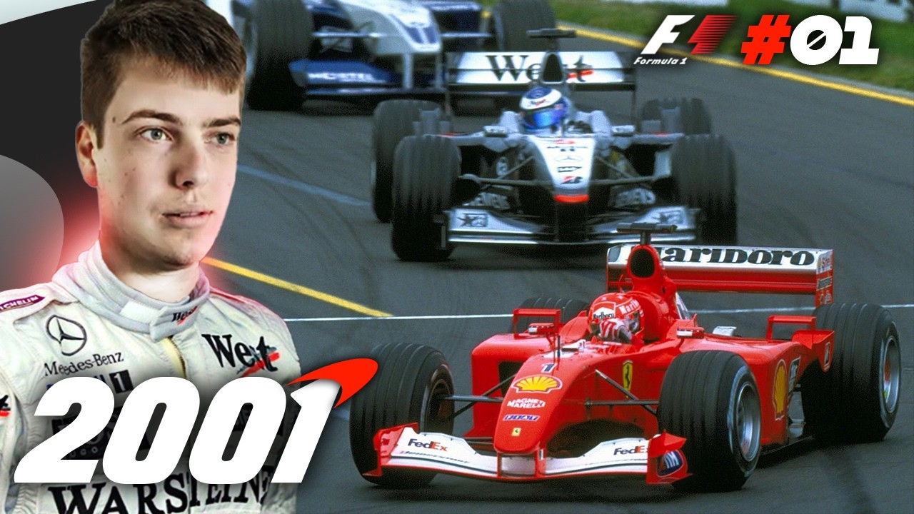 OUR NEW JOURNEY BEGINS! F1 2001 Career | Round 1 Australia - YouTube