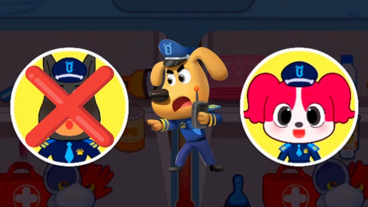 Safety Sheriff Labrador #80 | Police Officer Doberman Dog Defeat the ...