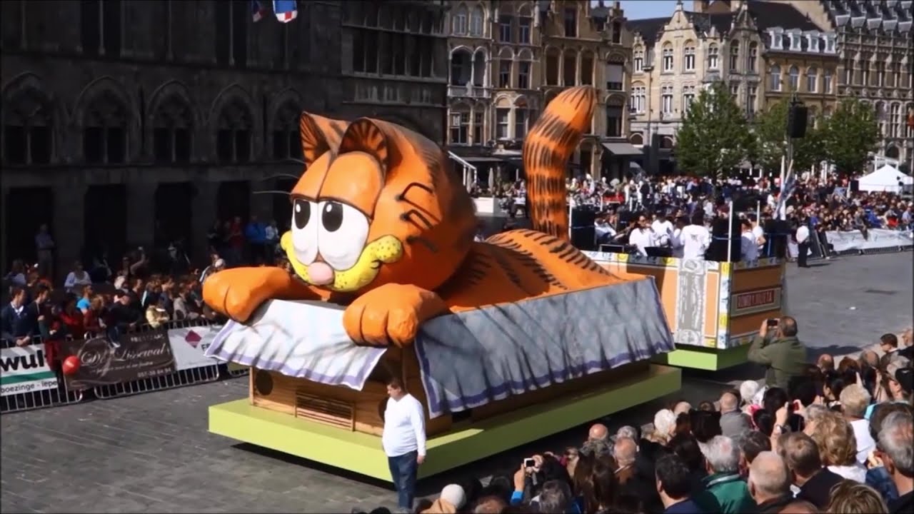 CAT PARADE (YPRES, BELGIUM), Kattenstoet CAT FESTIVAL - YouTube
