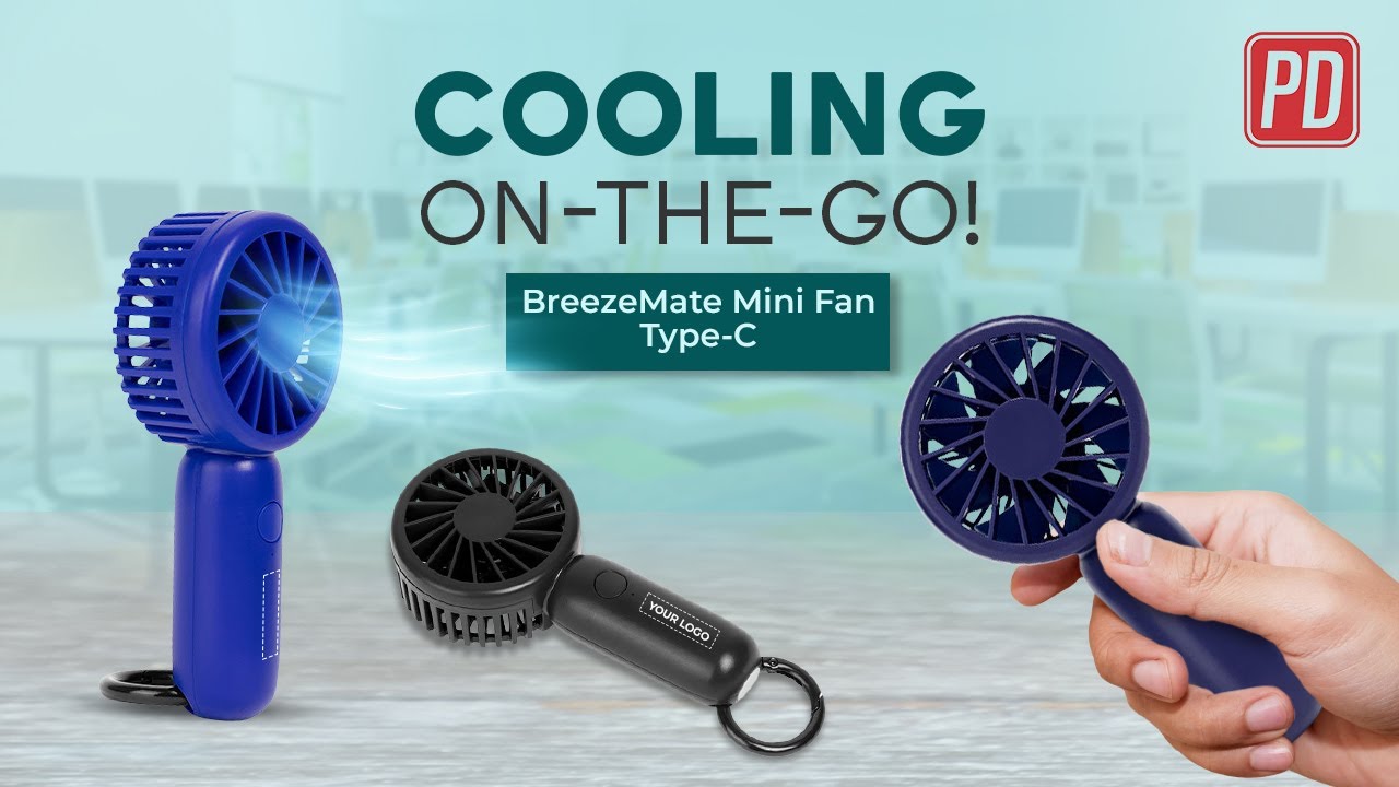 Pocket-Sized Power! BreezeMate Type-C Mini Fan for Instant Cooling ...