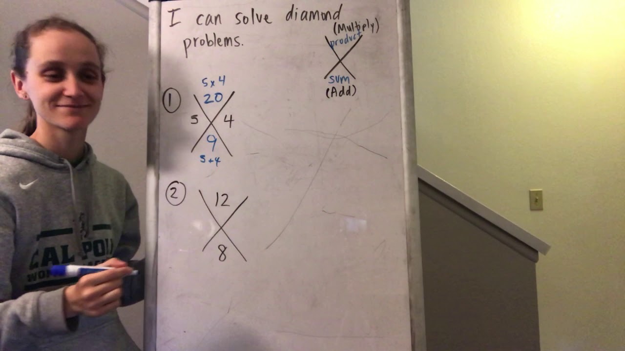 How To Solve Diamond Problems YouTube How To Solve Diamond Problems YouTube