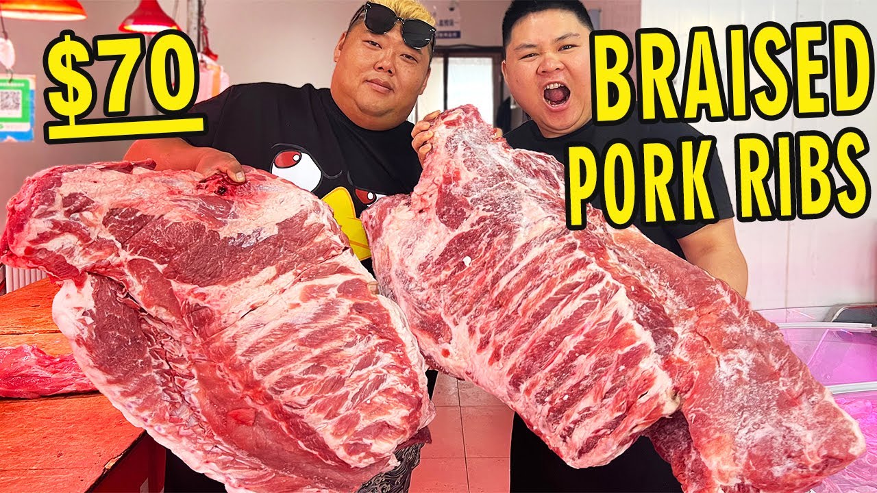 Two ribs for 500 yuan, Brother Monkey stews them in a big way, and you ...