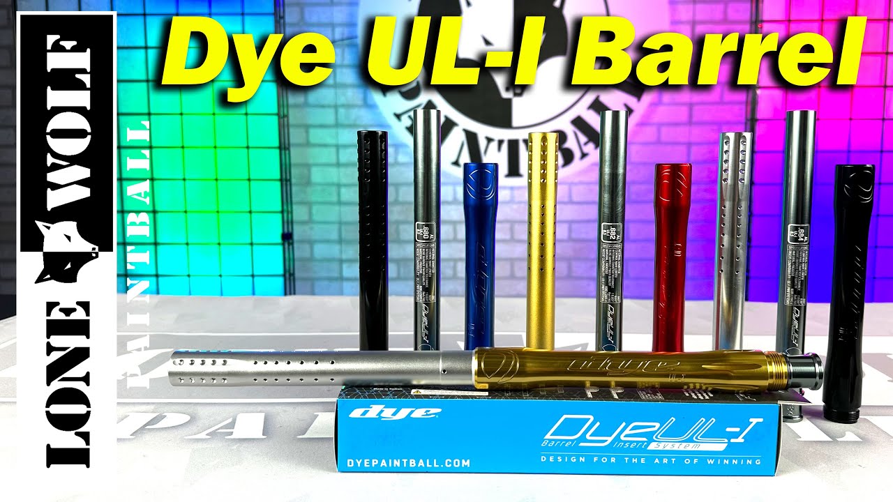 Dye UL-I PWR Barrel Review & Shooting Test | Lone Wolf Paintball - YouTube
