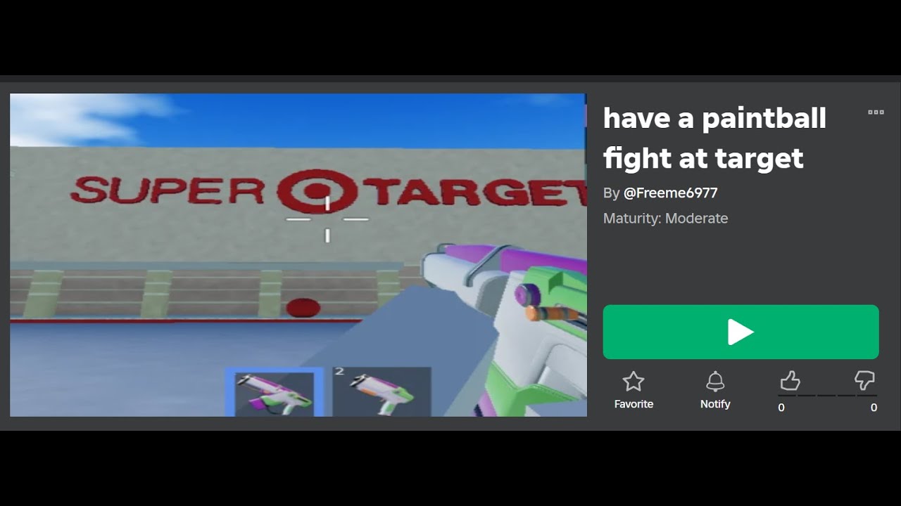 i made my first ever roblox game - YouTube