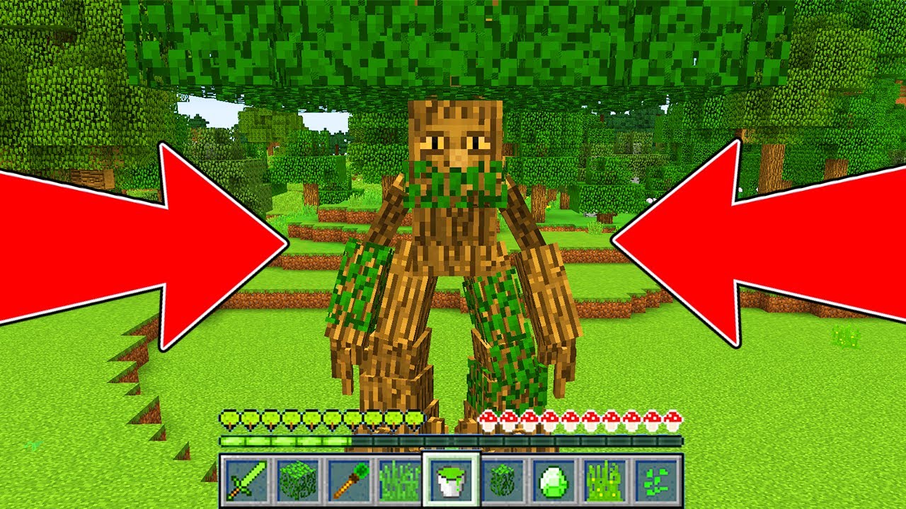 HOW to PLAY for TREE in Minecraft VS 1000000 ZOMBIE! TREE LIFE 1 ...