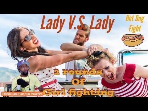 HotDog Fight 🤣 "2 women fight over HOTDOG" #chickfight #boxing #hotdog ...