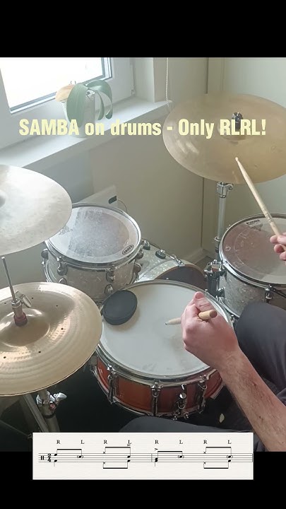 Simple Samba groove for beginners 🧐🤓RLRL - YouTube