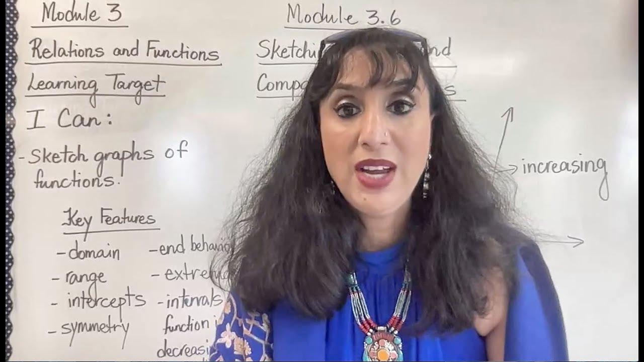 Unit 3--Module 3.6--Sketching Graphs and Comparing Functions--8th Grade (Relations and Functions ...
