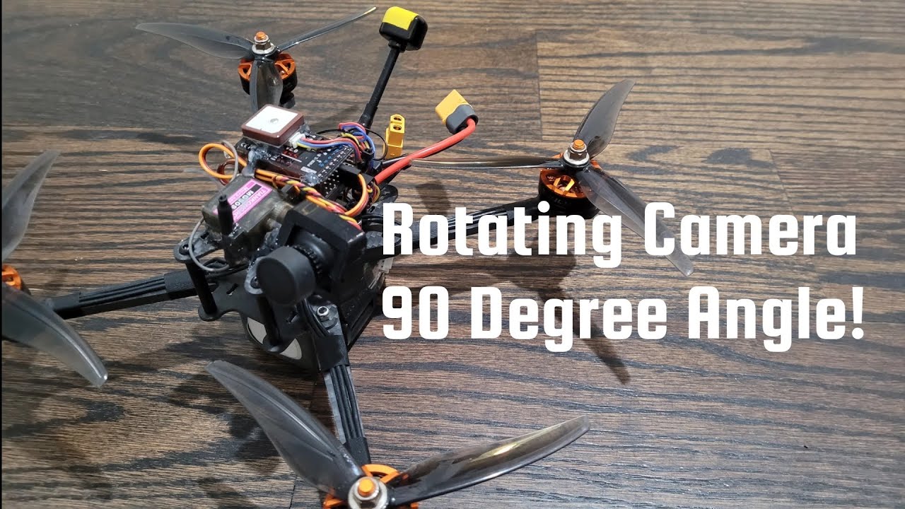 Flying FPV Drone with 90 Degree Camera Angle Ends Badly...Shocker ...