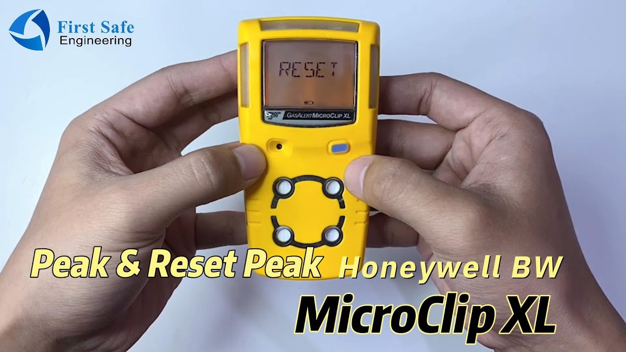 วิธีการดูค่า Peak & Reset Peak Model : MicroClip XL Gas Detector - YouTube