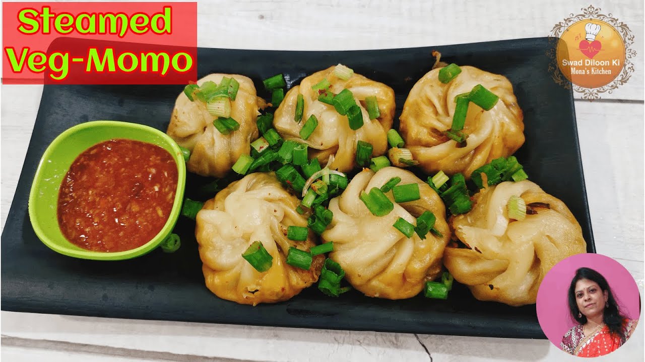 Steamed Veg Momo / Veg Momo / Steamed Momo / Swad Dilon Ki - YouTube