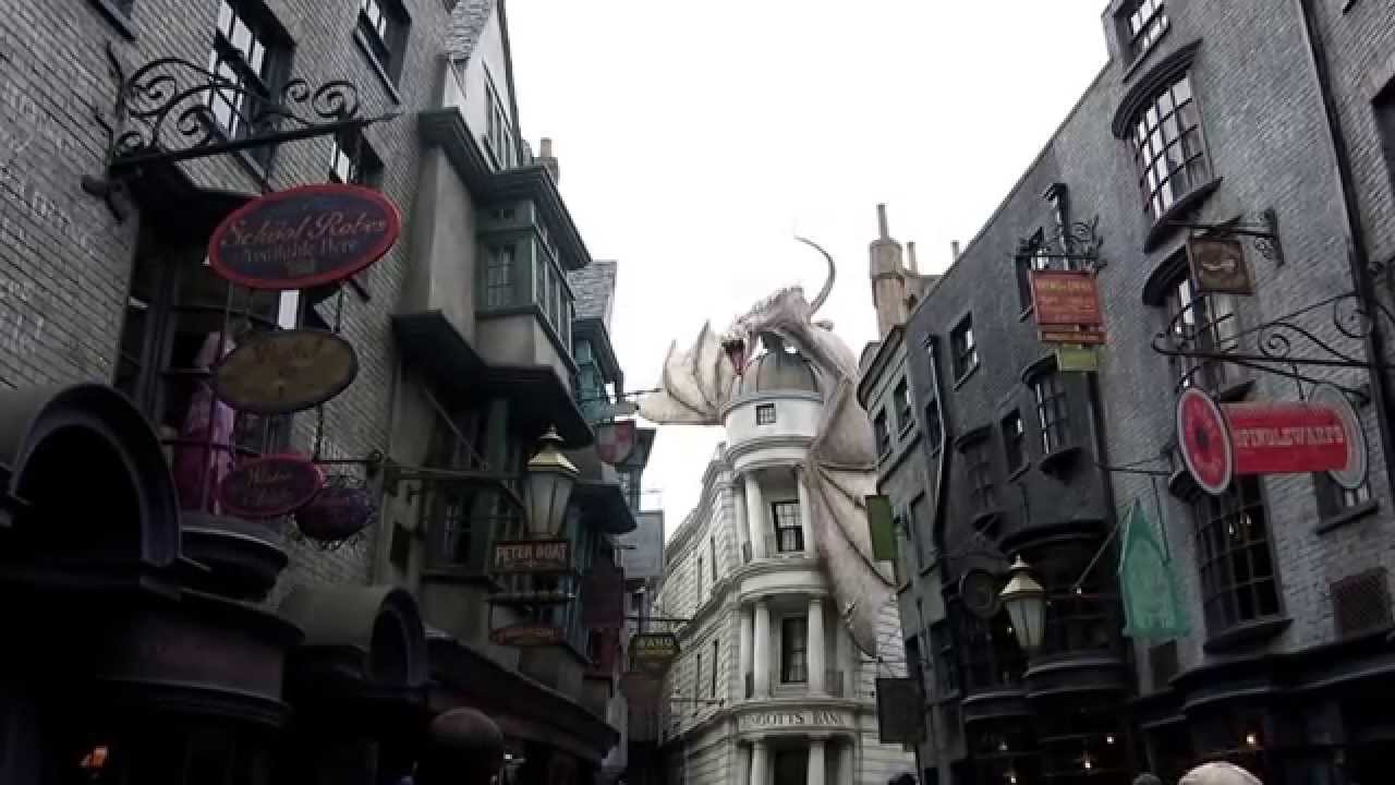 Diagon Alley - Beco Diagonal - Harry Potter - Universal Studios - YouTube