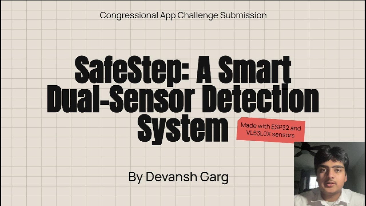 Devansh Garg Congressional App Challenge 2025 - SafeStep - YouTube