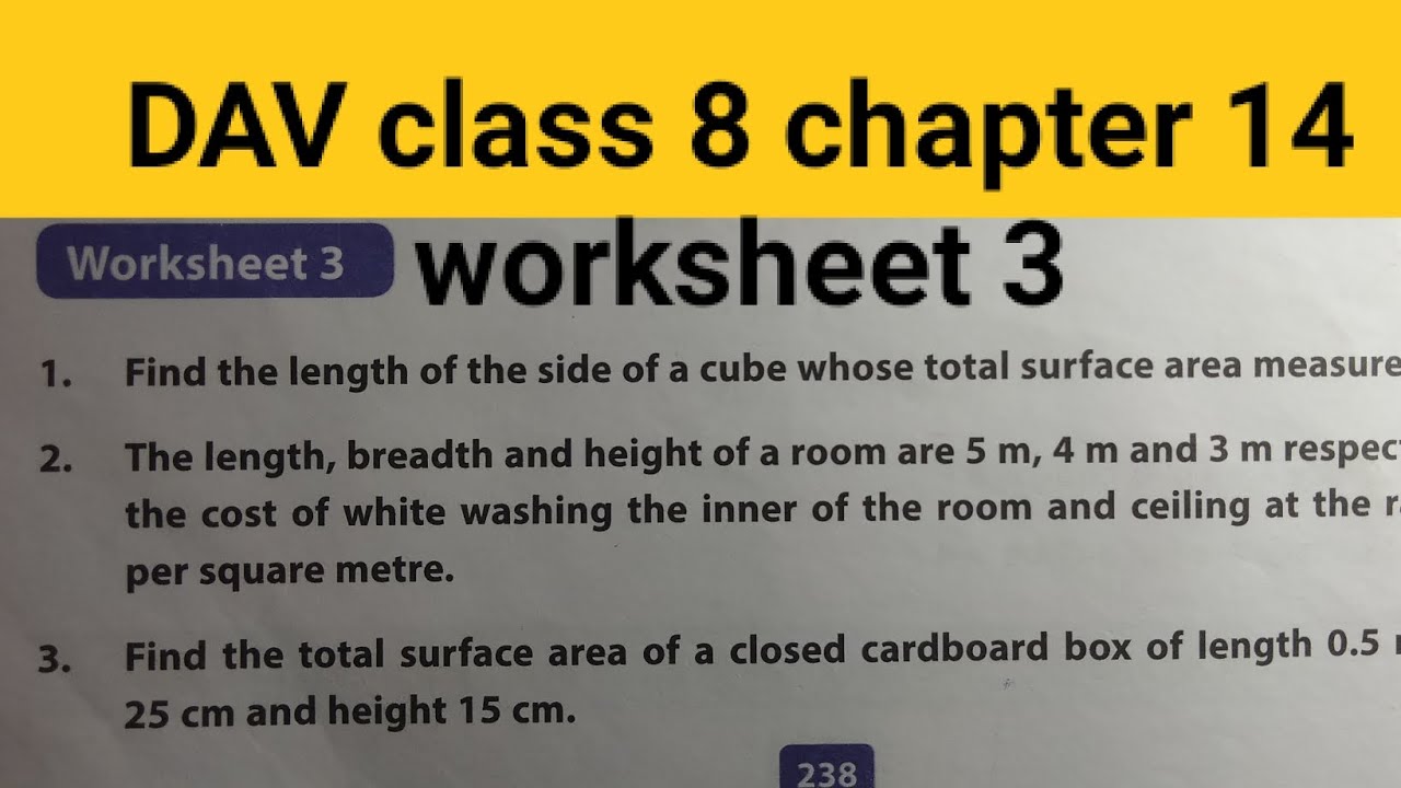 DAV Class 8 Chapter 14 Worksheet 3 Class 8 Maths Chapter 14 Worksheet dav-class-8-chapter-14-worksheet-3-class-8-maths-chapter-14-worksheet