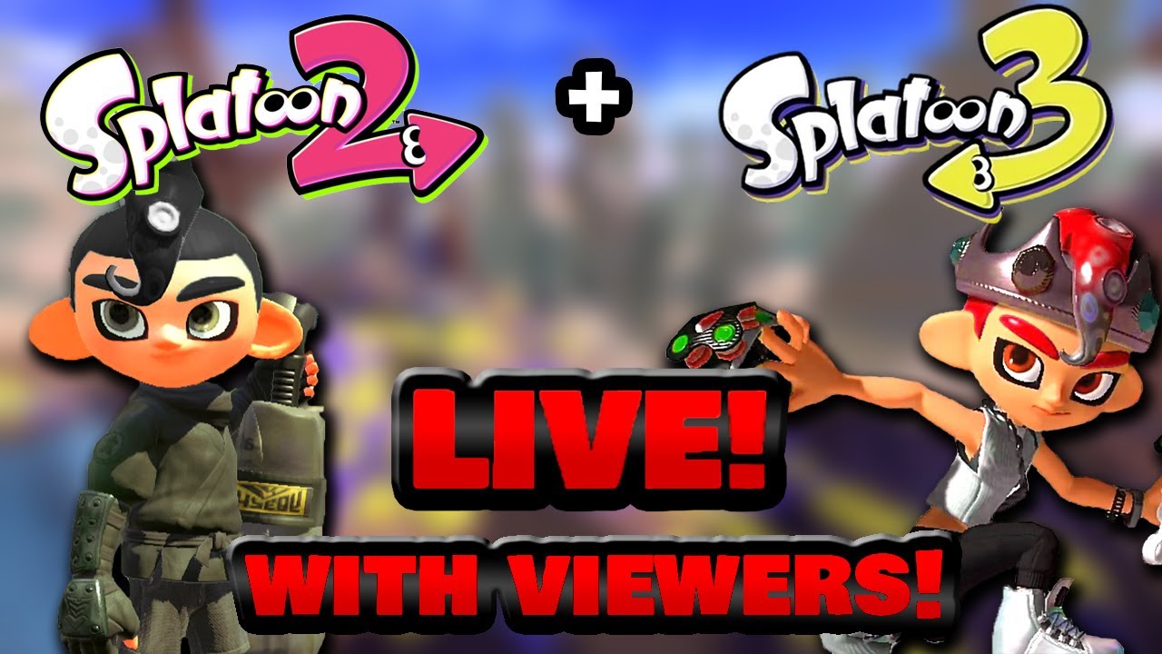 🔴 HAPPY 10TH SPLATOON ANNIVERSARY! Splatoon 2 and 3 live with viewers ...