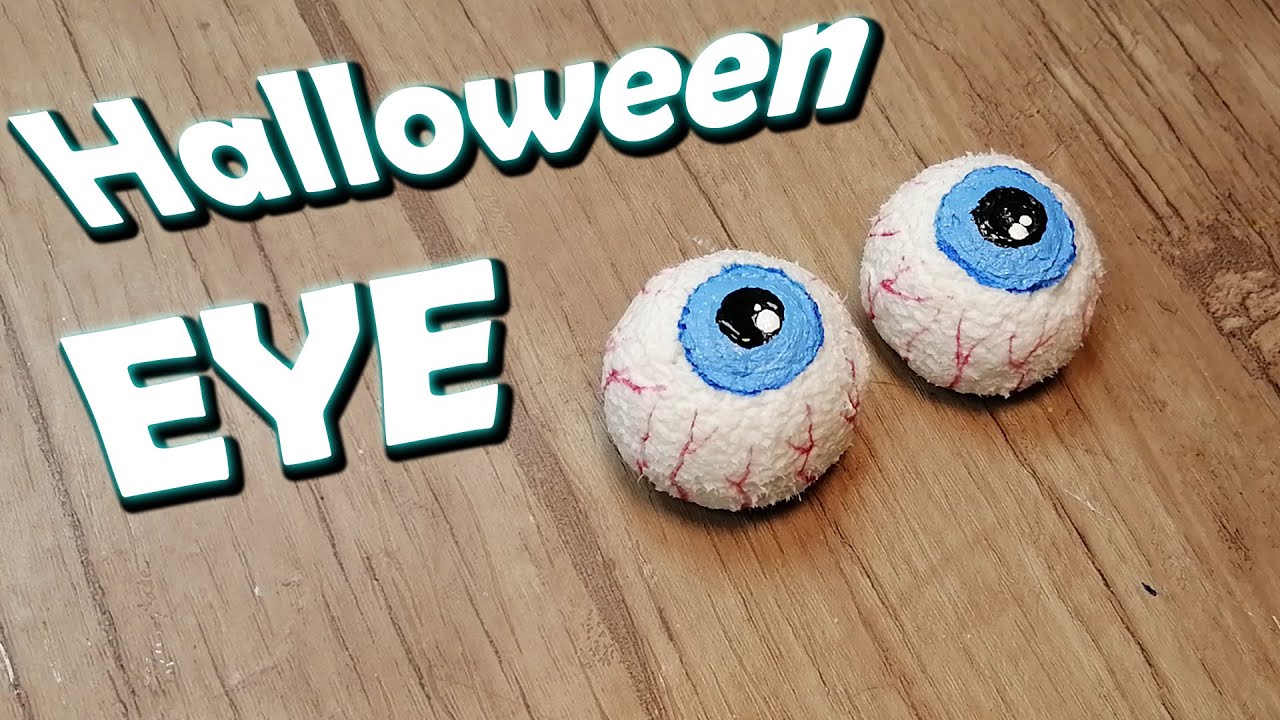 How to make eye craft | Halloween craft - YouTube