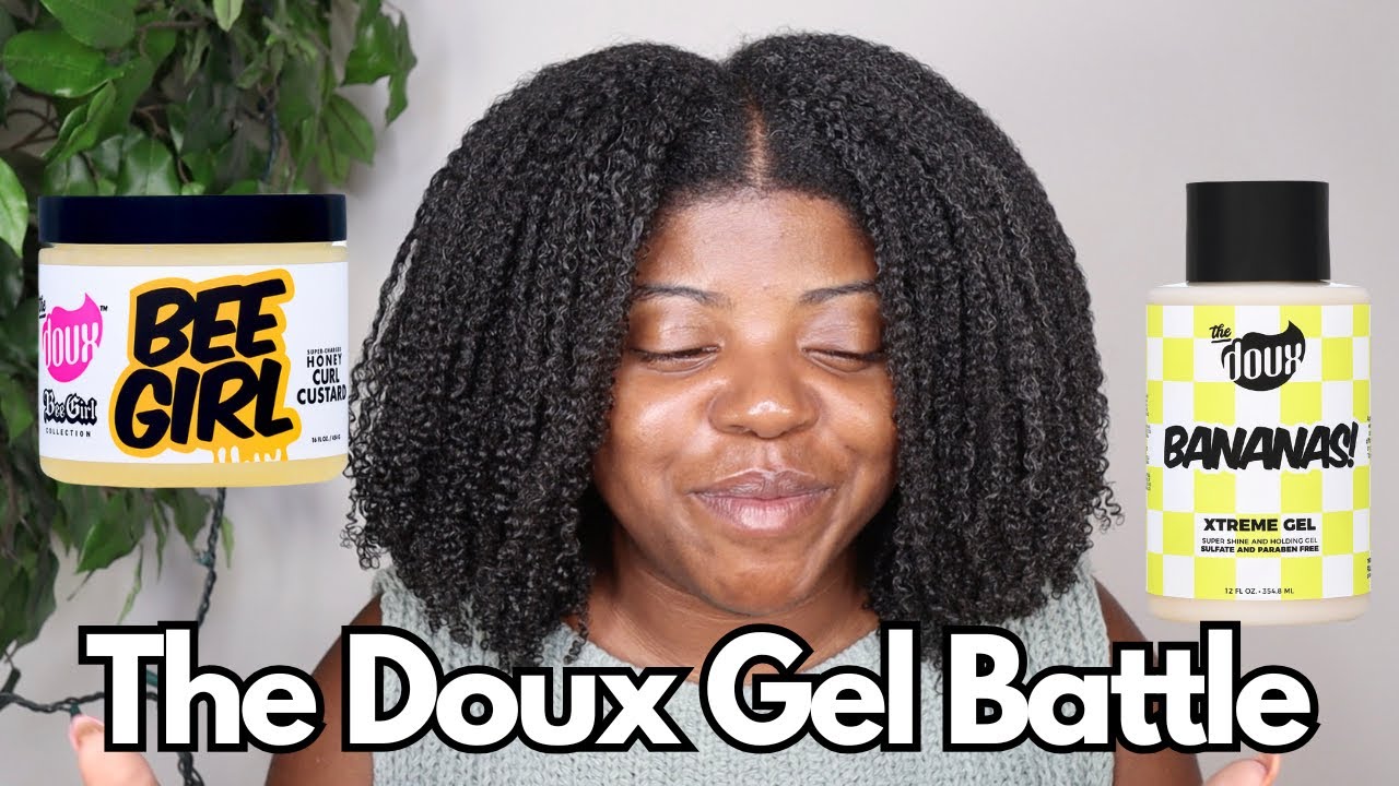 Bee Girl Curl Custard Vs. Bananas Xtreme Hair Gel | The Doux Gel Battle ...