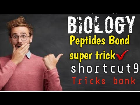 How to find number of Peptides bond in protein shortcut 9|Biology|MDCAT ...