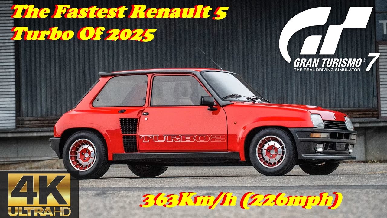 Gran Turismo 7 | 363Km/h Renault R5 Turbo 1980 | Top Speed Fully Max ...