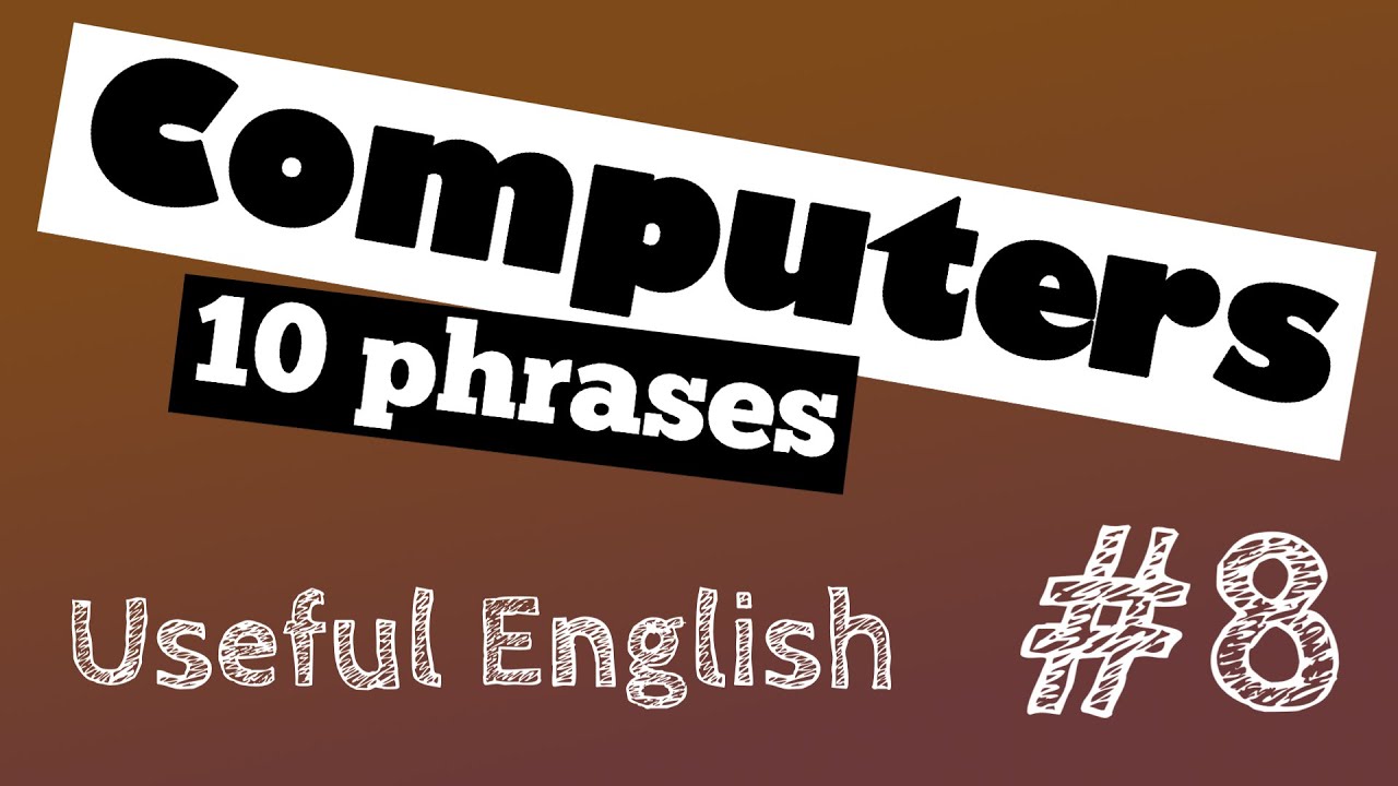 Learn English: Computers + 10 phrases - YouTube