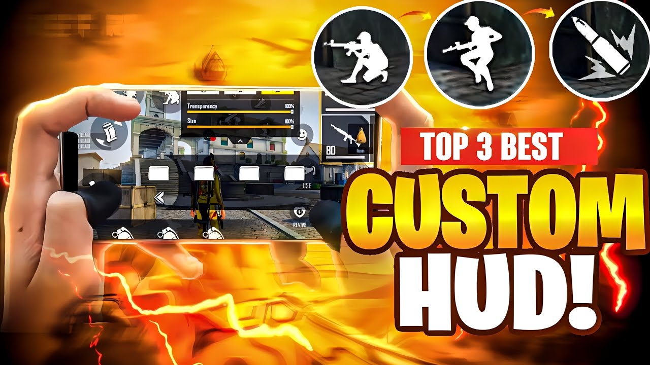 TOP 5 BEST CUSTOM HUD ll 3 FINGER BEST CUSTOM HUD ll BETTER THAN PC ...