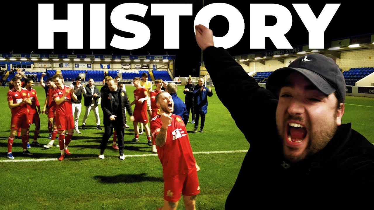 The Moment Clitheroe F.C. Made History! - YouTube