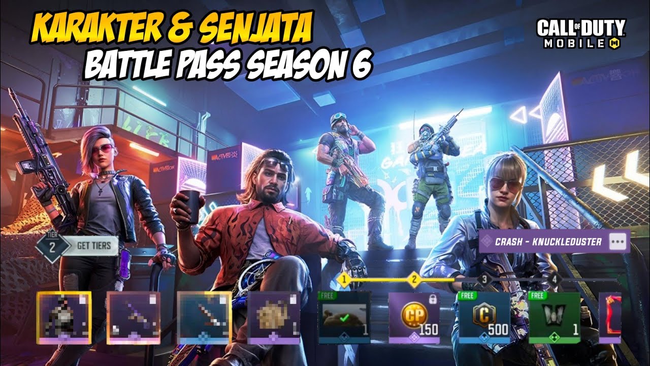 Season 6 (2024) confirmed karakter & senjata battle pass codm S6 | CODM indonesia - YouTube