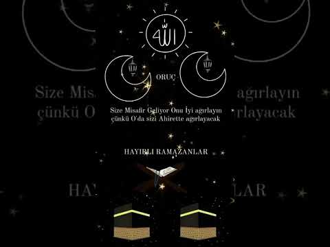 HOŞGELDİN 11 AYIN SULTANI RAMAZAN 🌼🌸