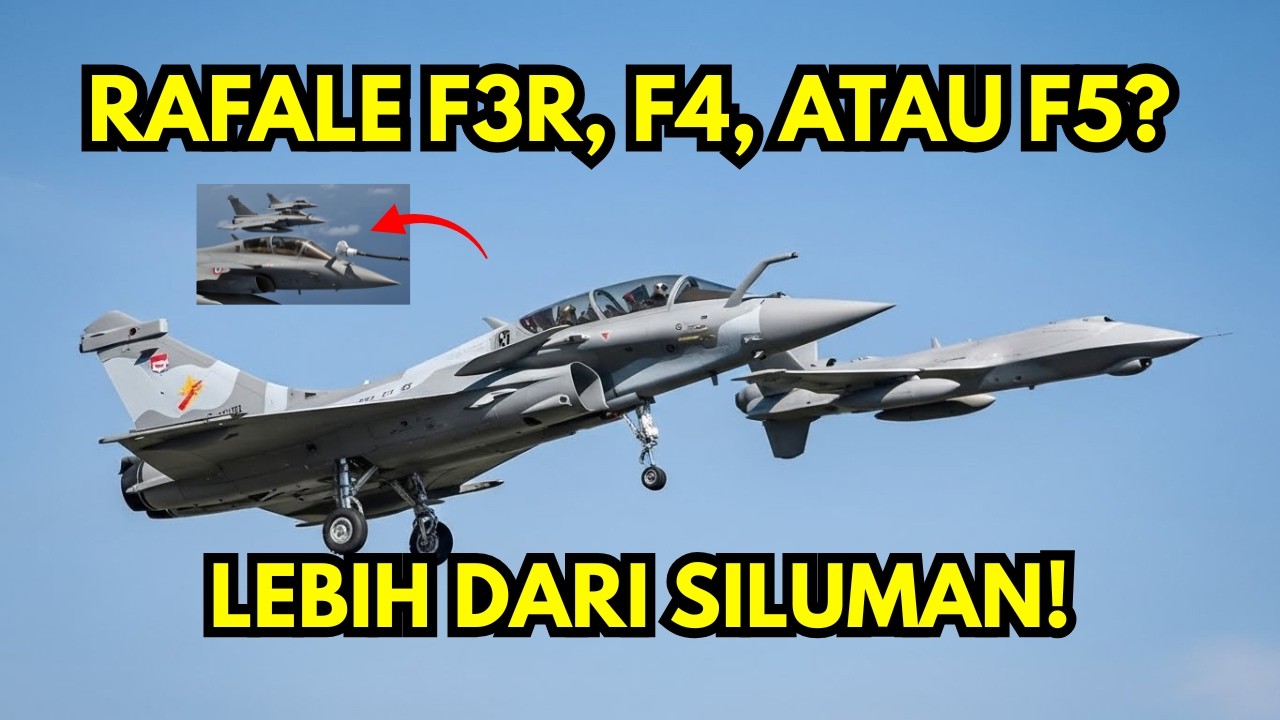 TERBONGKAR! Rahasia Rafale F4 vs Standar F3R & F5! - YouTube