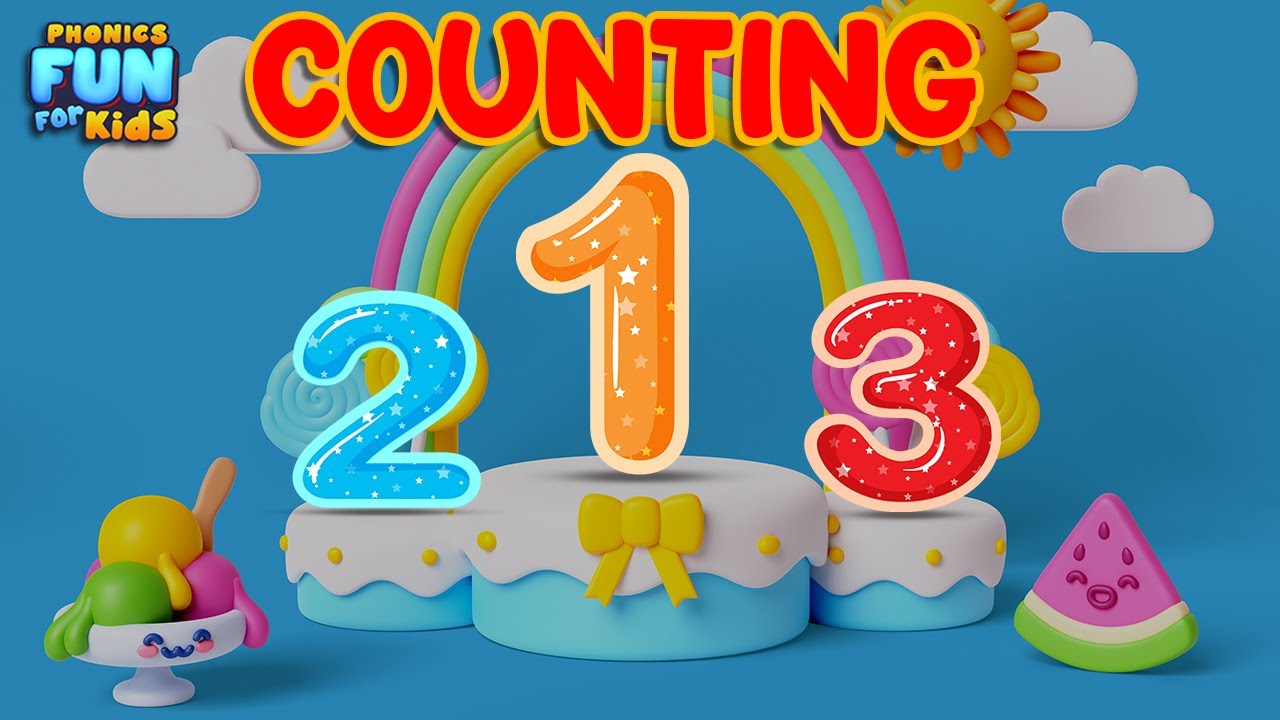 1 To 10 Counting With Help Of Diffrent Things - Phonic Fun For Kids ...