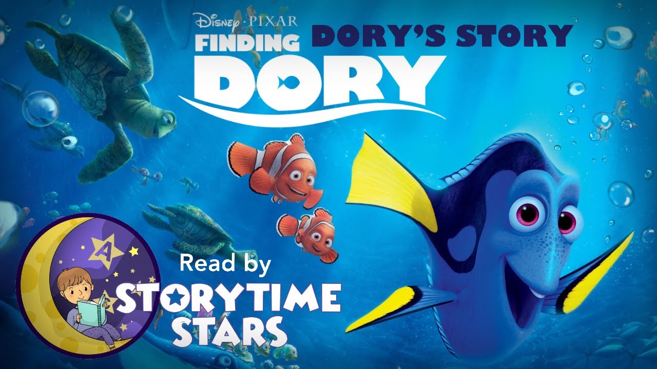 Animated book 🐠 Finding Dory: Dory’s Story 🐠 Disney Pixar | Short Bedtimes Stories Read Aloud ...