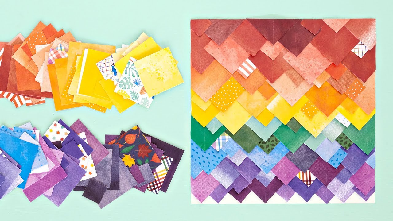 Rainbow Rush Paper Packs by Creative Memories - YouTube