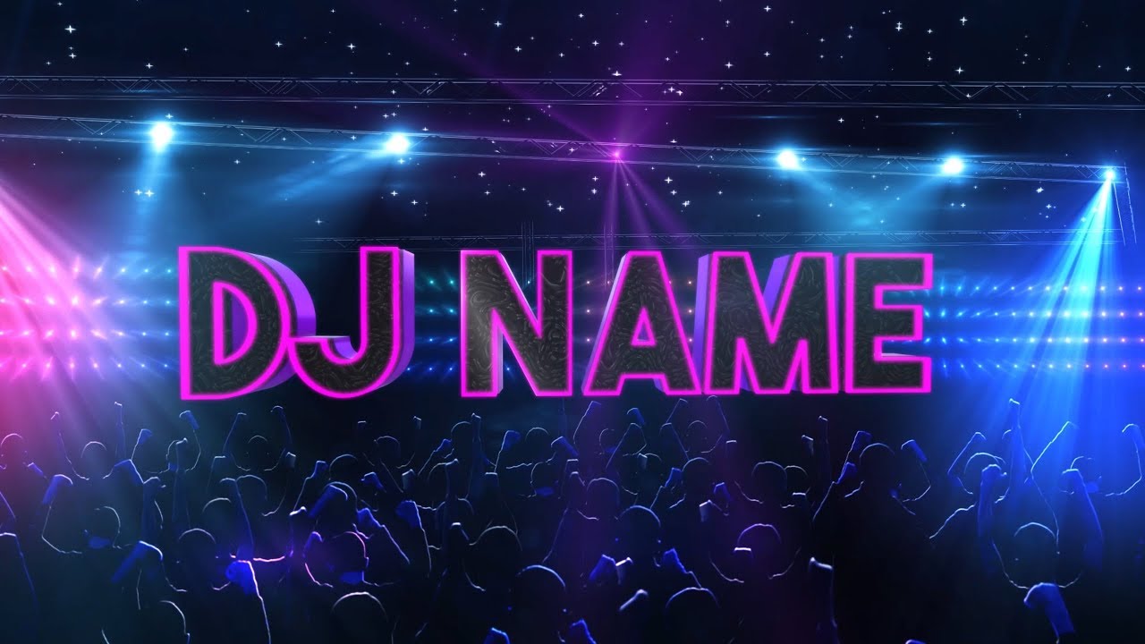 DJ Your Name: $5 Visual #8: | DJ and Nightclub Visuals - YouTube