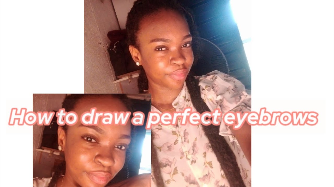 HOW TO DRAW YOUR EYEBROWS BY YOUR SELF PT 1 "full details" - YouTube