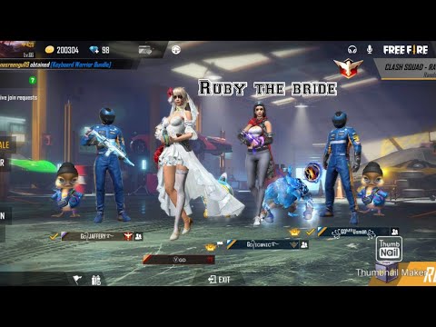 Gameplay with "RUBY THE BRIDE" || BEST EVER BUNDLE OF DIMOND ROYALE ...