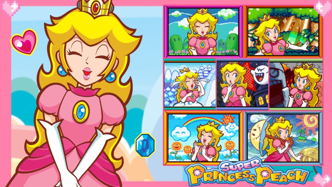 💗 Super Princess Peach (All Puzzles) 💗 - YouTube