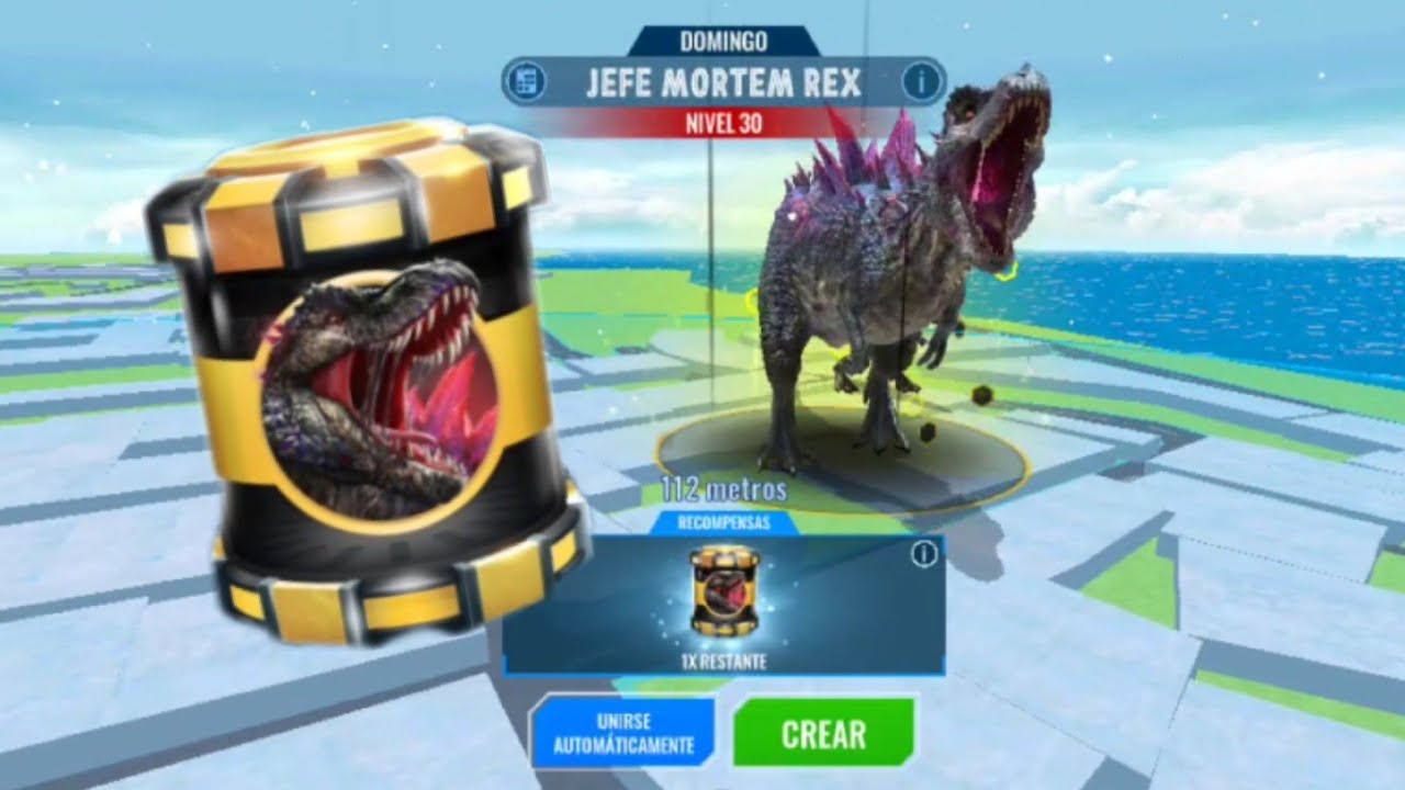 JURASSIC WORLD ALIVE | JEFE MORTEM REX - YouTube