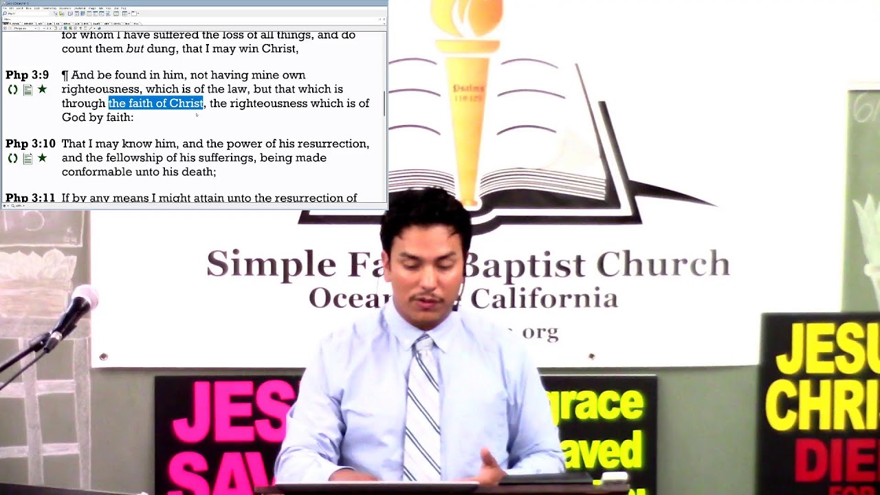 Mid-Week Service | Acts 24: 25-27 KJV Part 71 "Reasoning of ...