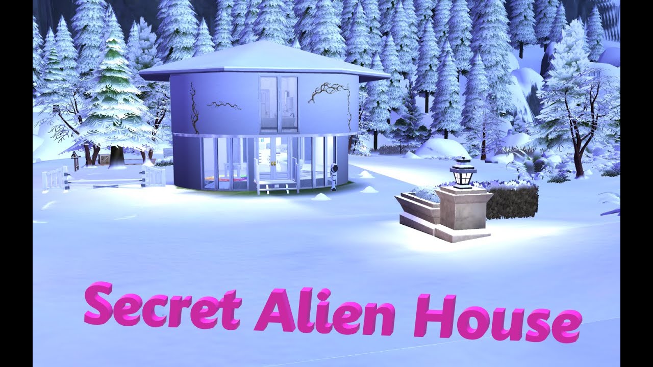 Secret Alien House - I Come In Peace Series - A Sims 4 Speed Build ...