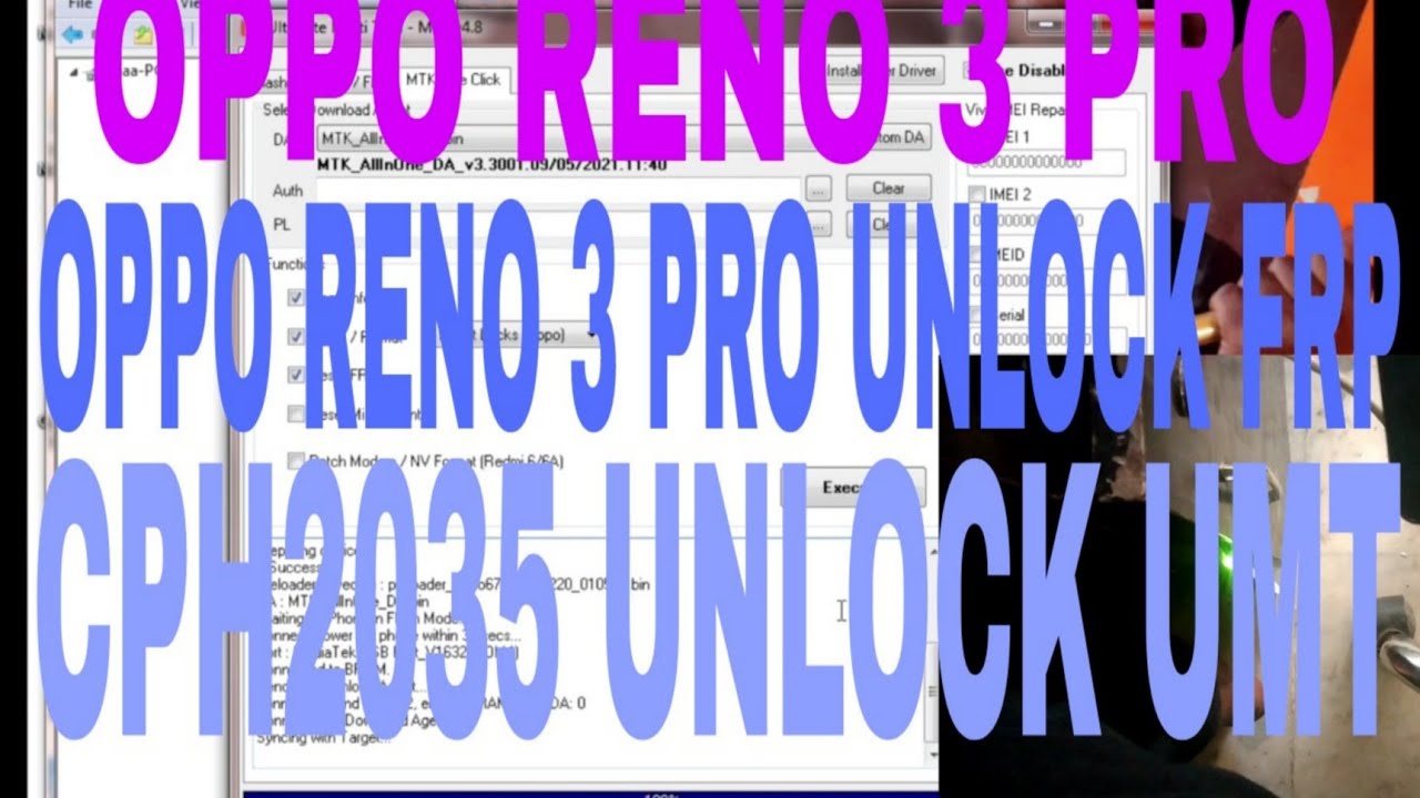 OPPO CPH2035 UNLOCK UMT | OPPO RENO 3 PRO FRP UNLOCK UMT OPPO RENO 3 ...