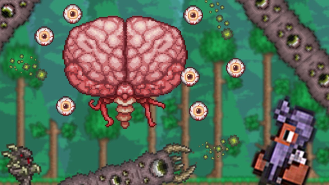 Terraria is Nutty: FTW Master Journey Mode #3 - EOW and BOC - YouTube