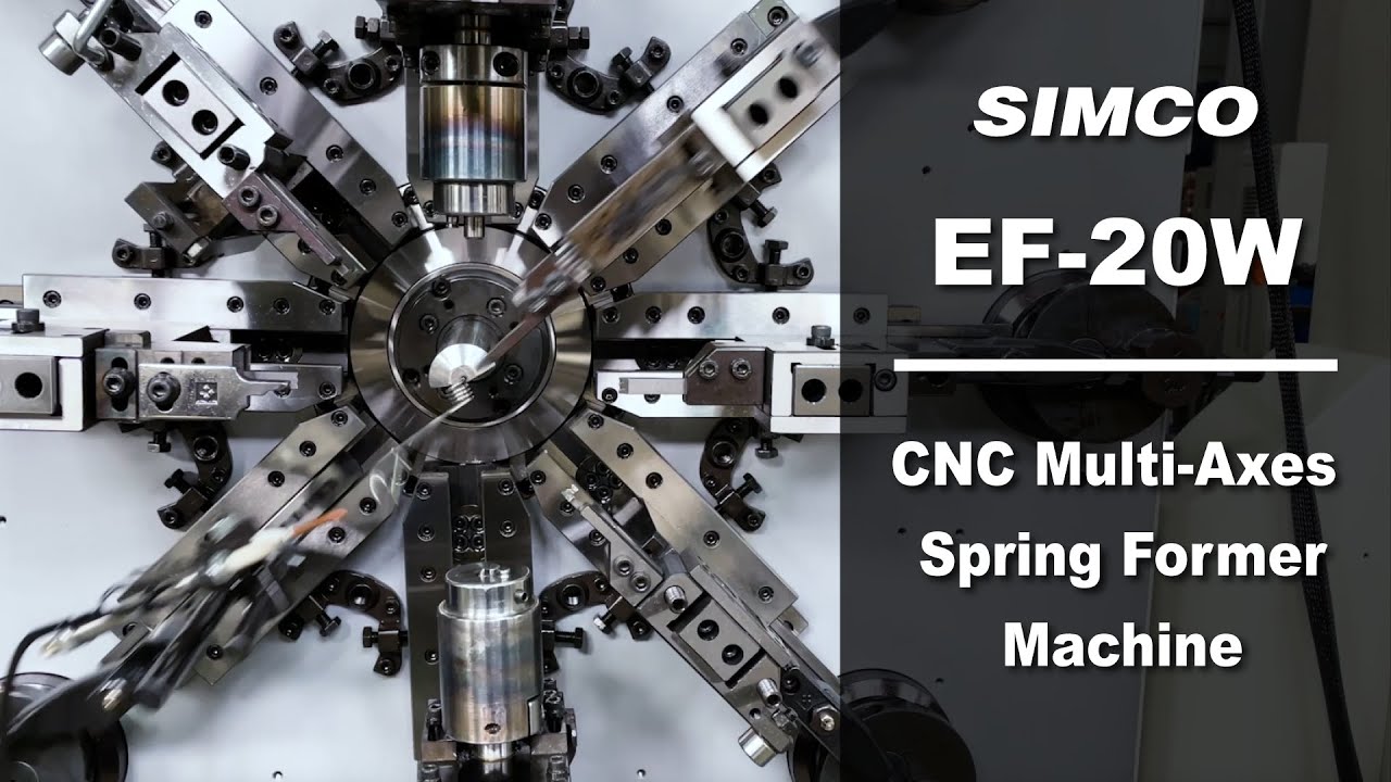 SIMCO CNC Multi-axes Spring Forming Machine EF-20W - ( 0.4-5.0 mm ...