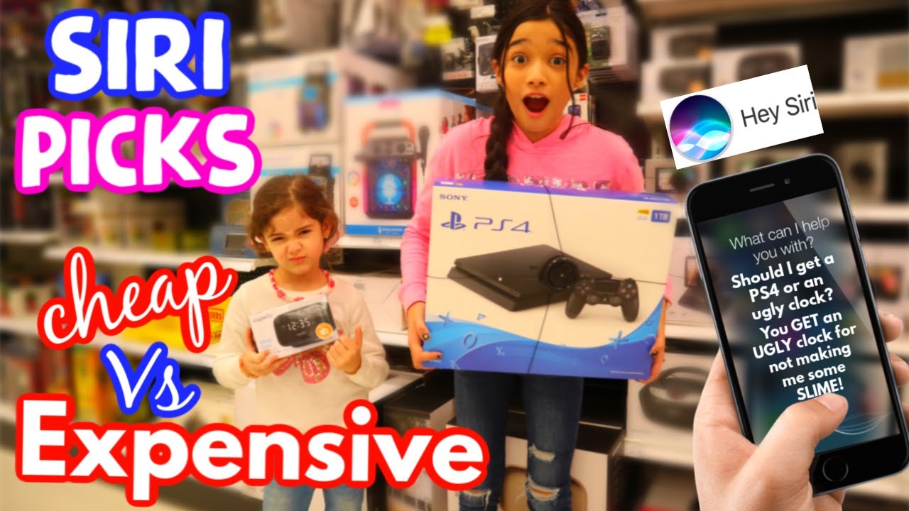 I'LL BUY ANYTHING SIRI CHOOSES! CHEAP OR EXPENSIVE!!!! - YouTube