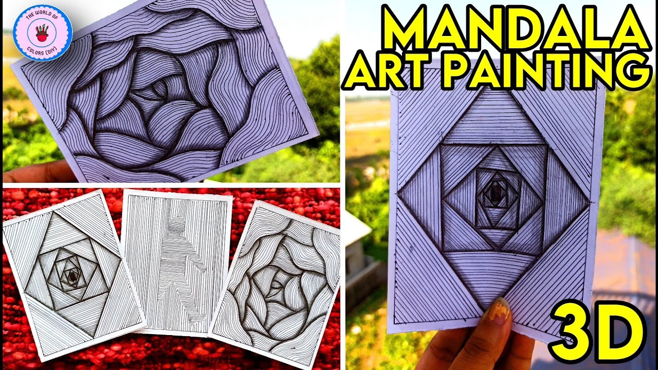 Inception Inspired 3D Mazes Mandala Art [Zentangle Art | Doodle Art ...
