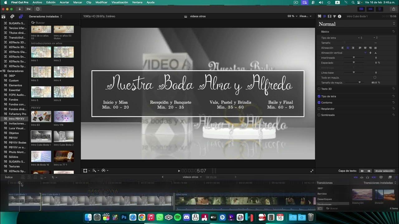 Tutoriales Intro Boda Cubo con menu para USB - YouTube