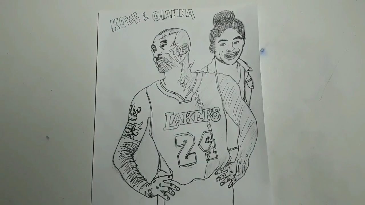 Kobe Bryant + Gianna Speed draw (R.I.P) - YouTube